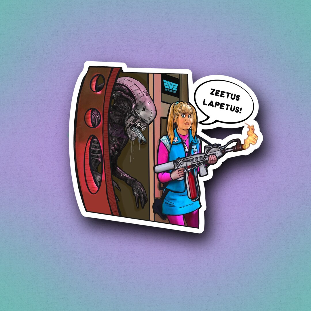 Zenon Alien Mash -up Sticker, Disney Channel, Zetus Lapetus, Waterproof ...