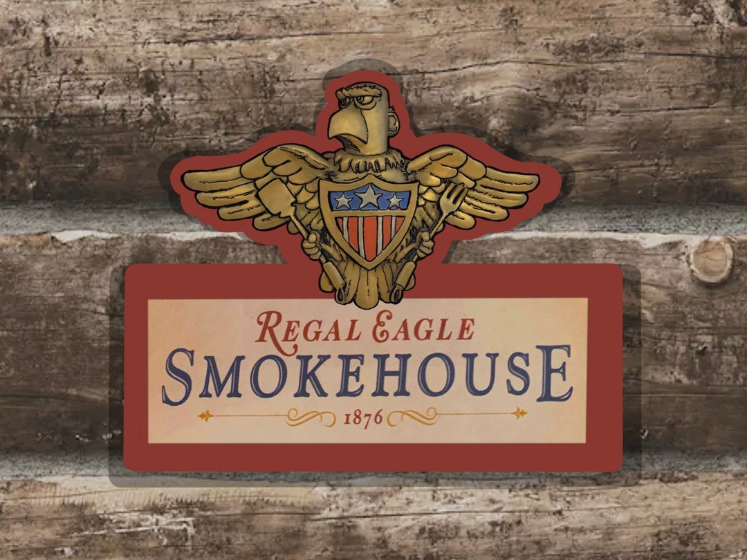 Regal Eagle Smokehouse, Muppets Sticker,disney World, Epcot, Sam Eagle ...