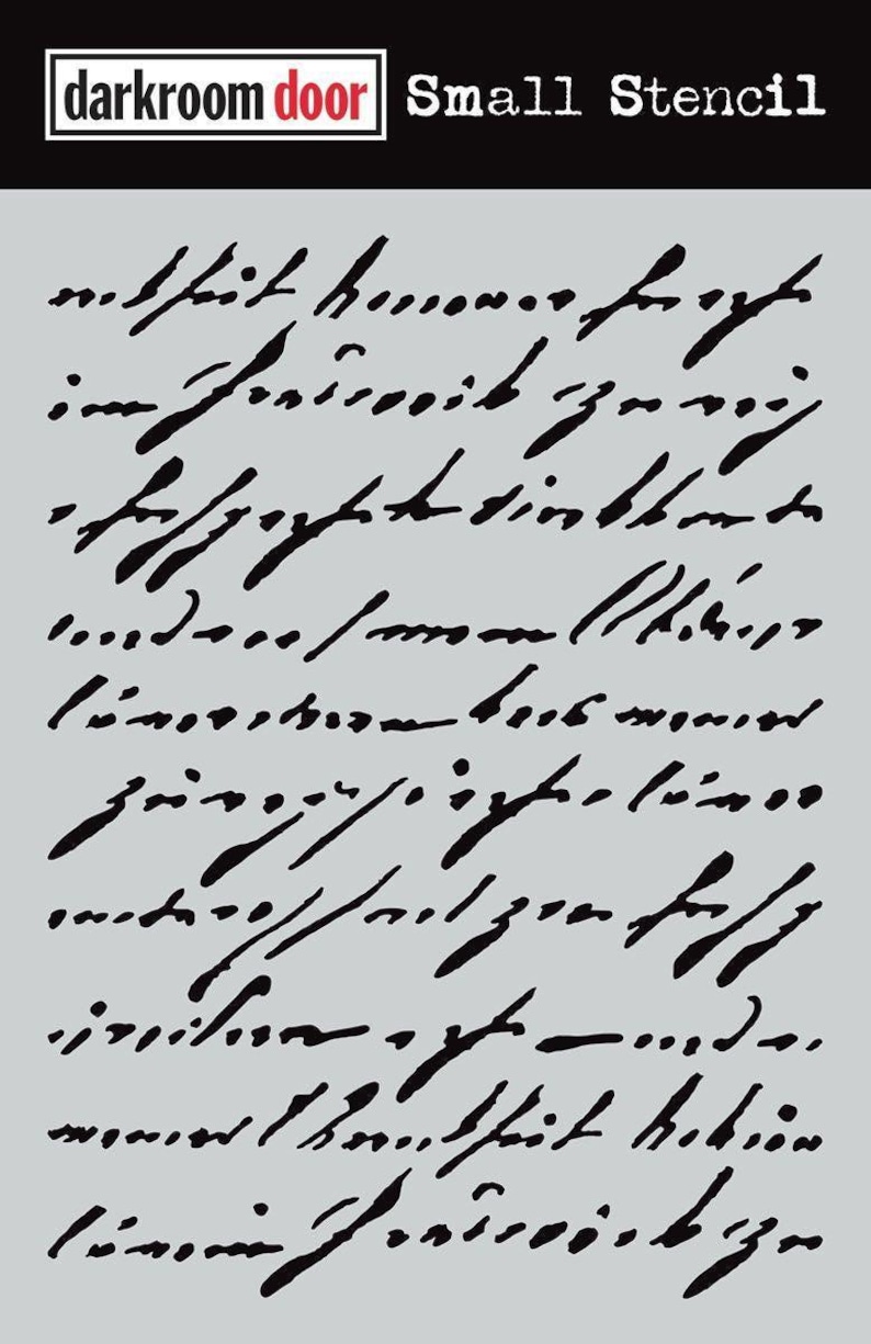 Darkroom Door - Handwritten Script, DDSS038 - Etsy