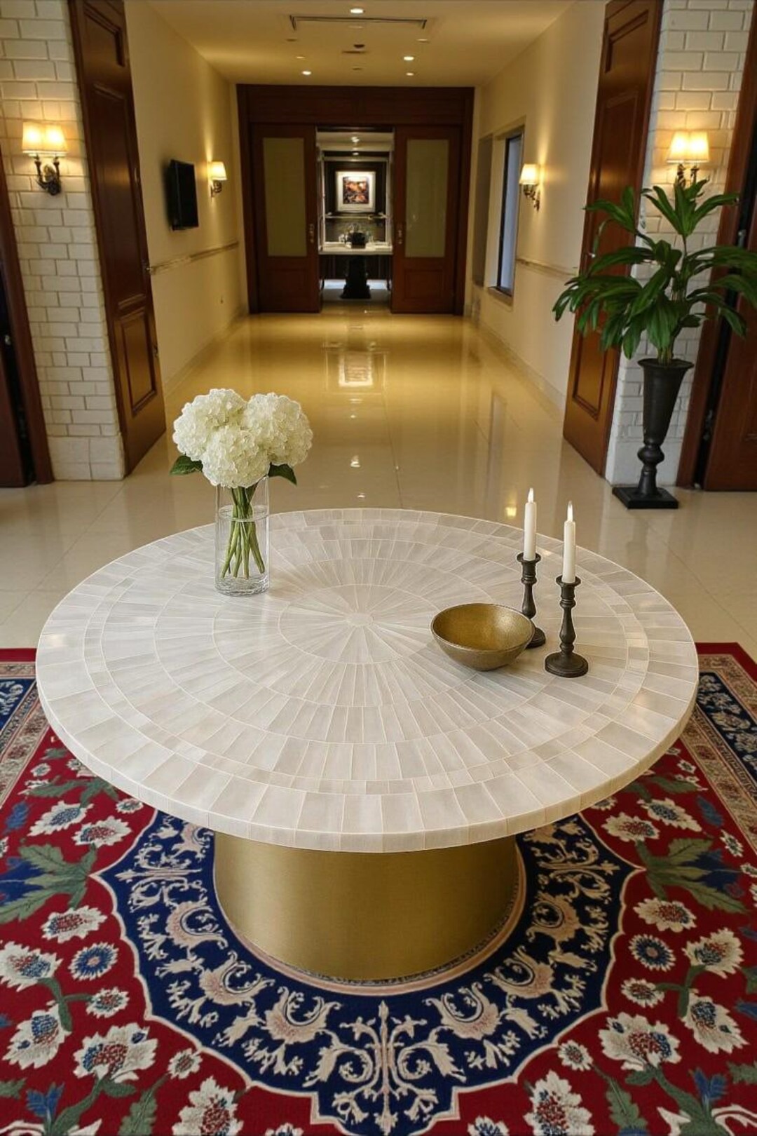 Crystal Selenite Dining Coffee Table | Healing Crystal Furniture ...