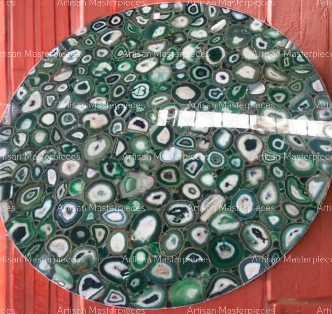 Agate Table Top, Agate Coffee Table, Stone Dining Table, Round Coffee ...