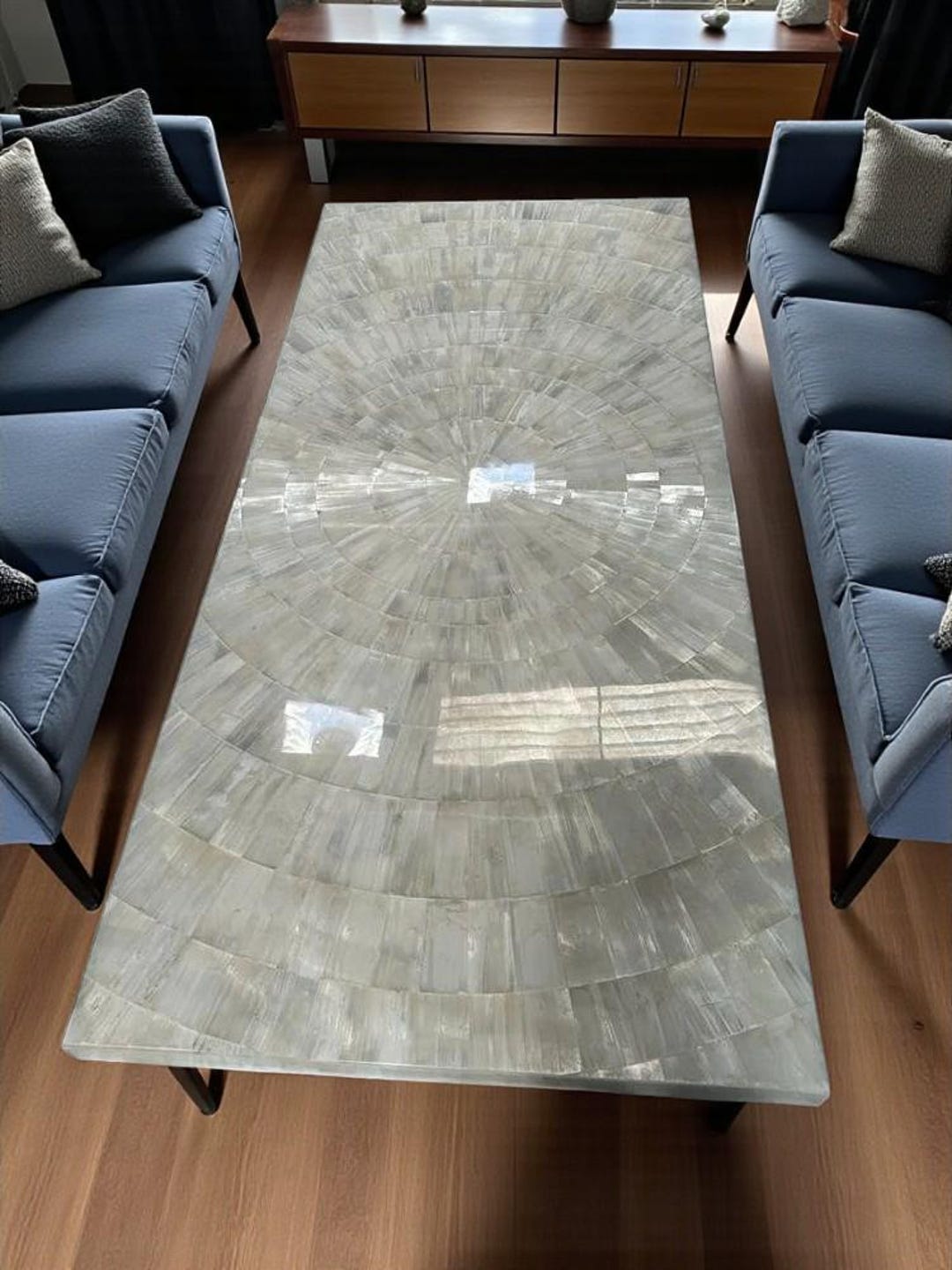 Handmade Selenite Dining Table: Rectangle Crystal Centerpiece - Etsy