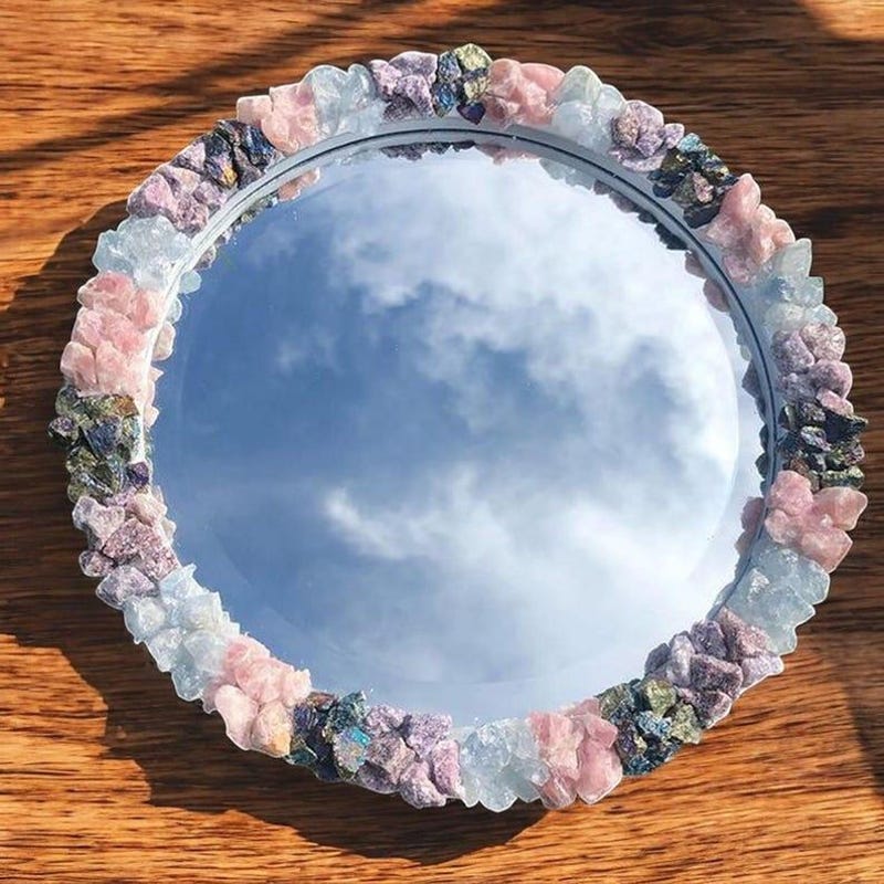 Decorative Quartz Mirror - Etsy
