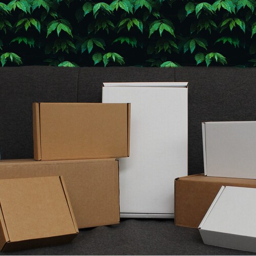 Brown Cardboard Boxes Small Parcel Gift Present Cardbord - Etsy UK