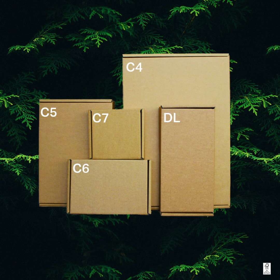 Eco Friendly Royal Mail Large Letter Cardboard PIP Box All Sizes A4, A5 ...