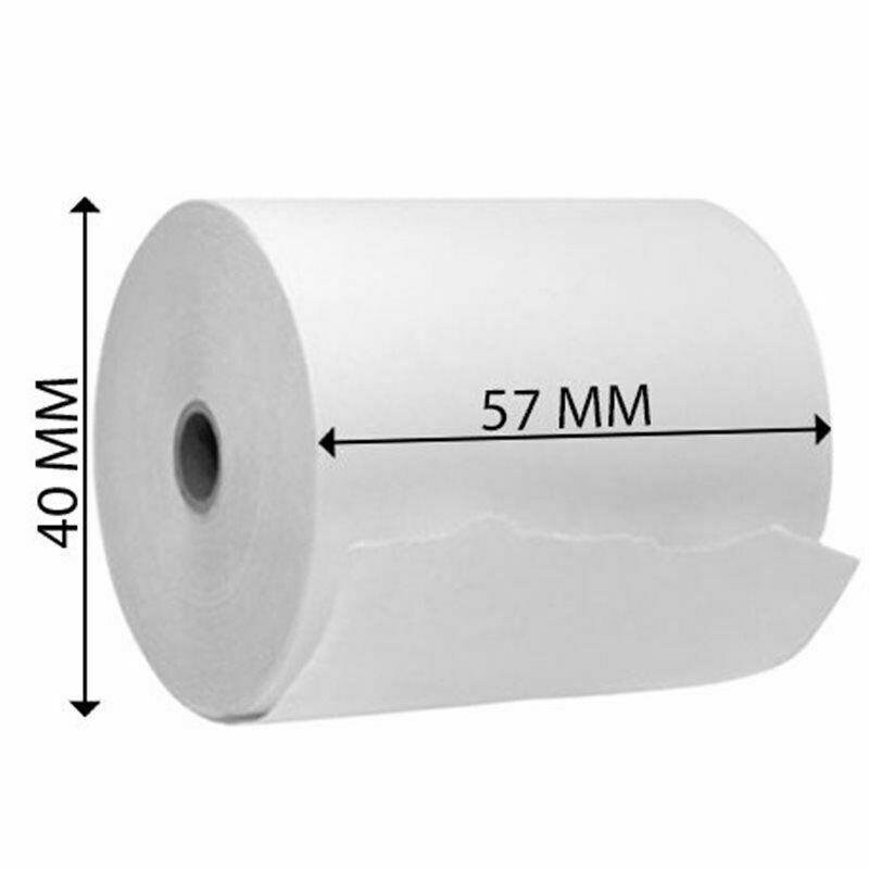 57 X 40mm Thermal PDQ Card Machine Rolls for Cash Registers - Etsy UK