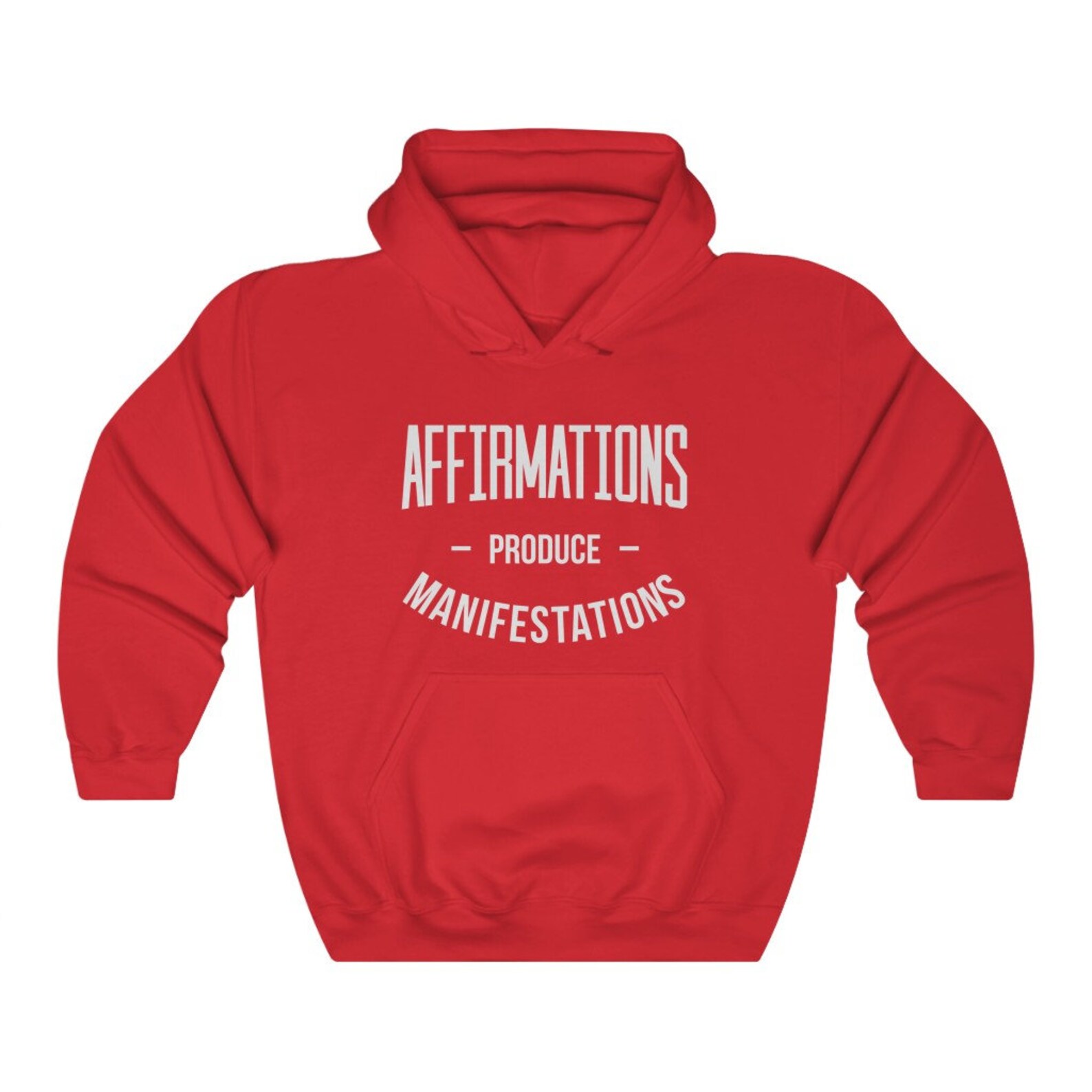 Affirmations Hooded Sweatshirt | Etsy