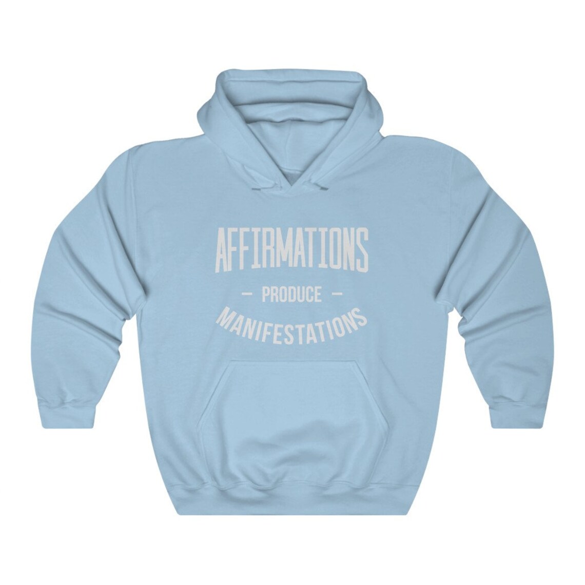 Affirmations Hooded Sweatshirt | Etsy