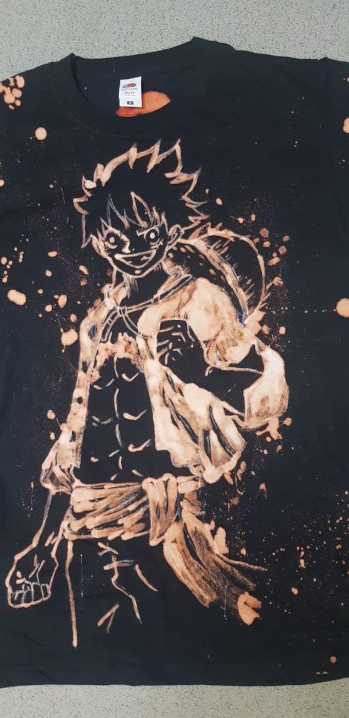 Custom made Anime bleach painted tshirt | Etsy