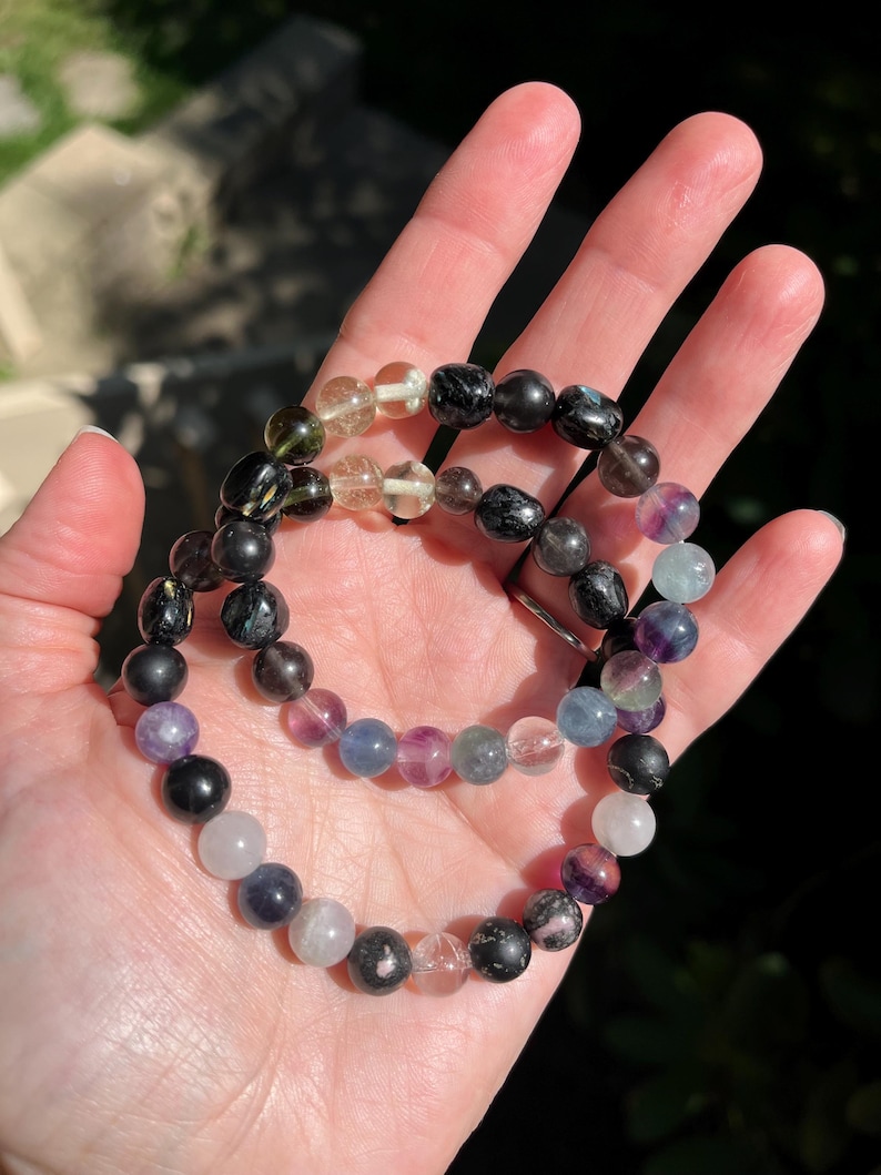 RARE TEKTITE Bracelet / Libyan Desert Glass / Moldavite / Greenland ...
