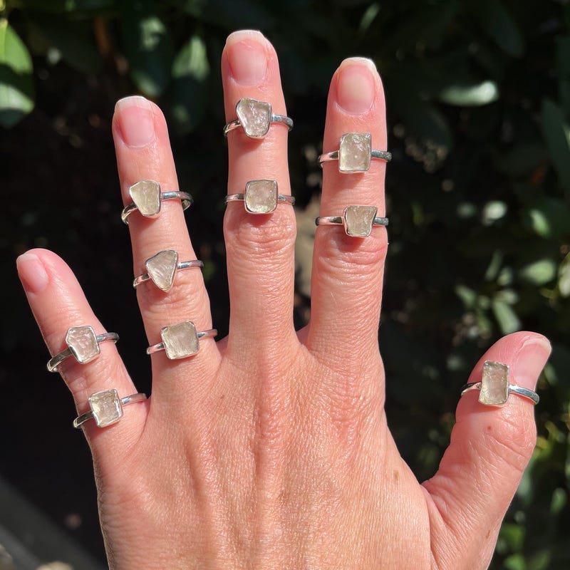 Desert Lybian Glass Ring - Etsy