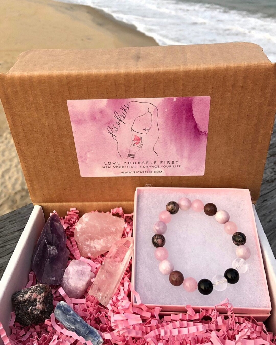 SOULMATE/TWINFLAME Box / Crystal Kit / Crystal Gift / Crystal Bracelet ...