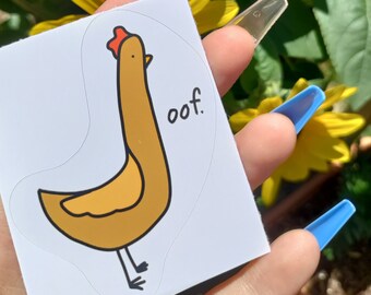 Oof Sticker - Etsy