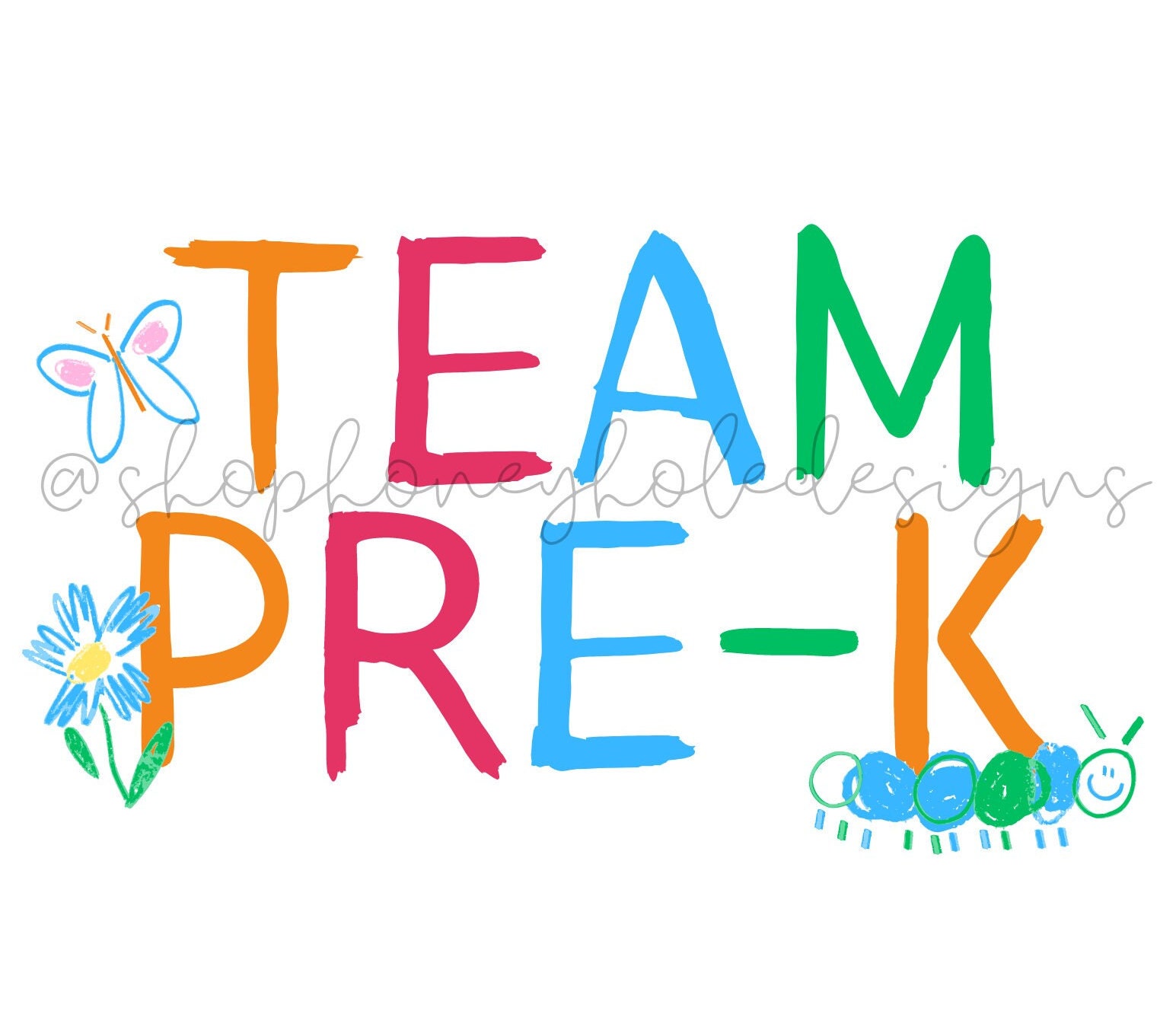 Team Pre-k Png/team Pre-k/sublimation Design/teacher - Etsy