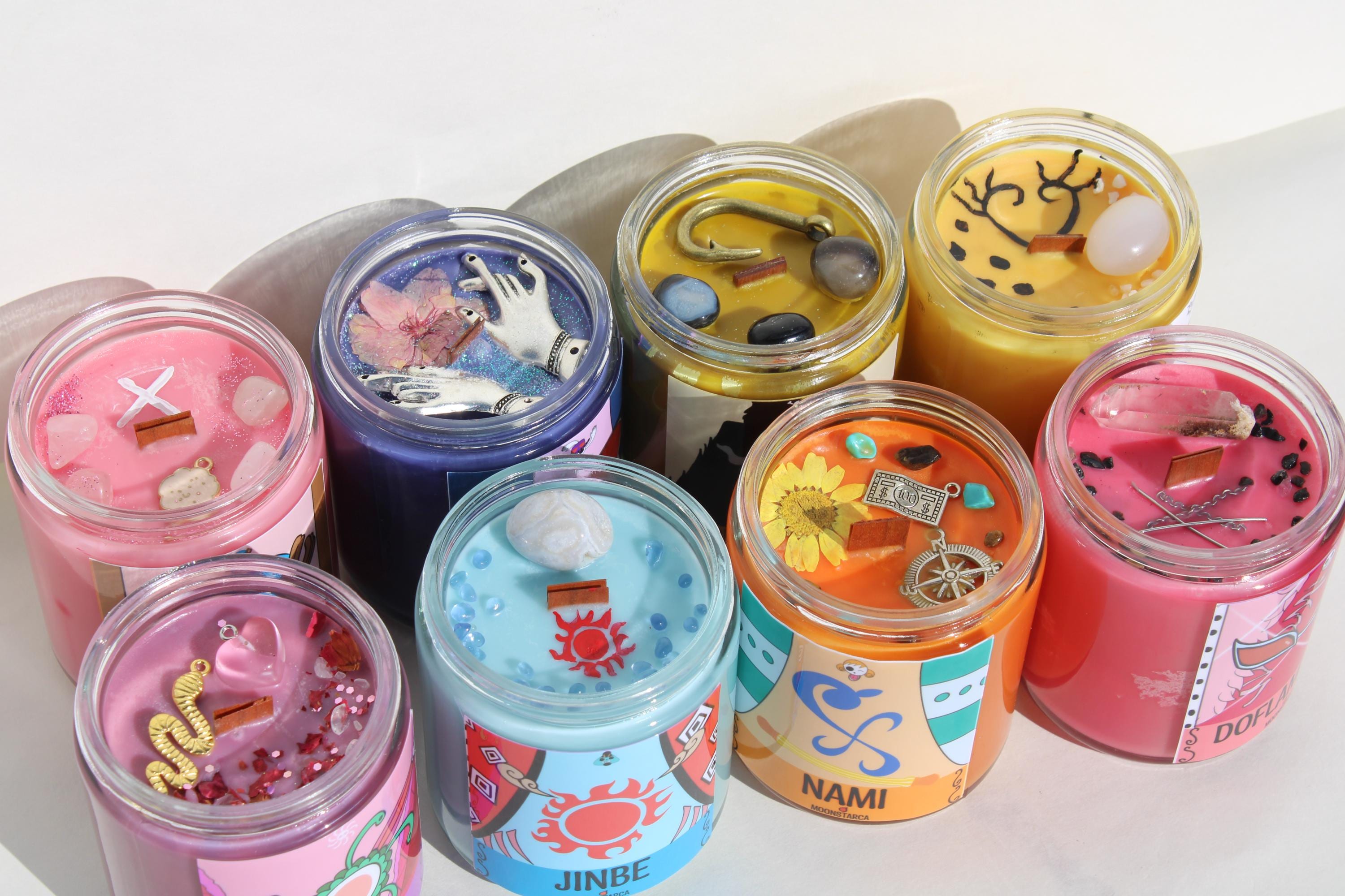 OP Pirate Theme Candles – Pirate Adventure Soy Wax – Manga Fan Gift ...