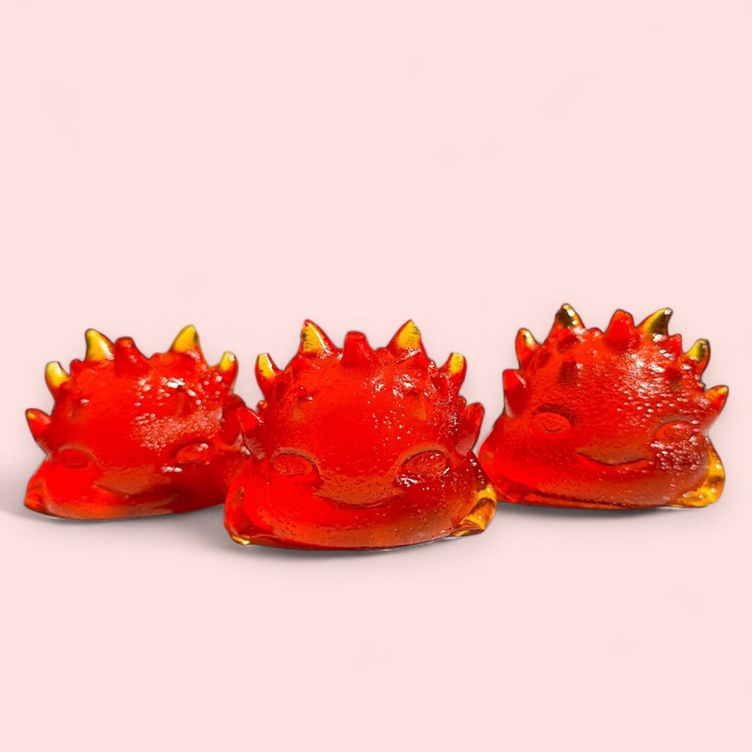 Fire Demon Jelly Soap | Jelly Soap | Fun Soap - Etsy