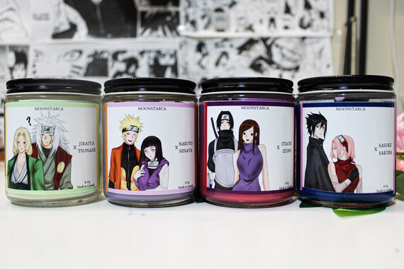 Ninja Anime Couple Candles Pick Your Character - Etsy