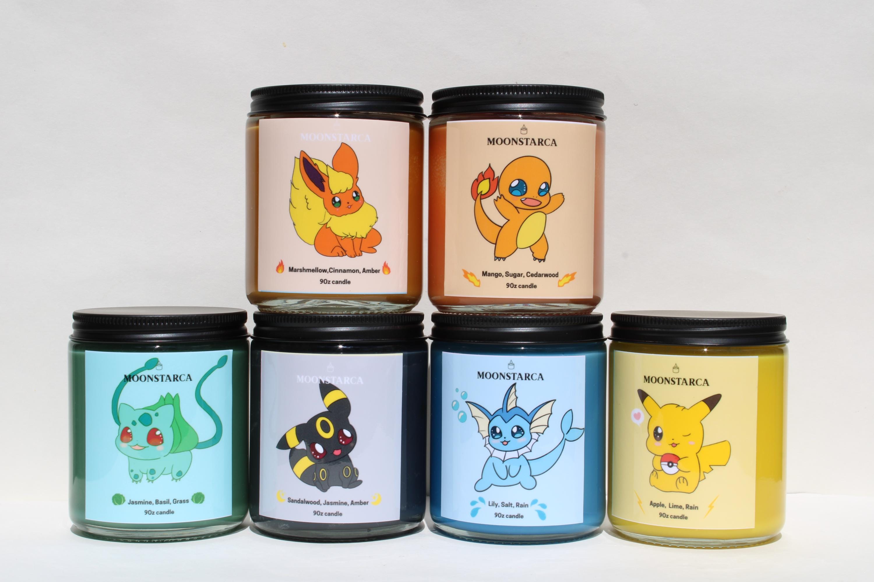 Poke Candles-cute Monster Inspired Soy Candle – Pick Your Character ...