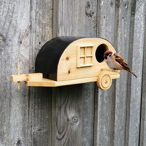 Bird House Caravan / Nesting Box / Bird Feeder - Etsy