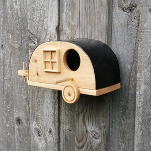 Bird House Caravan / Nesting Box / Bird Feeder - Etsy