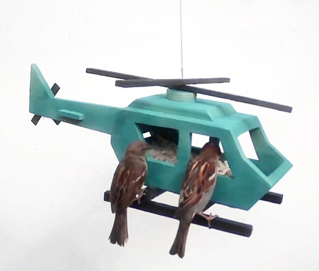 Helicopter Bird Feeder - Etsy