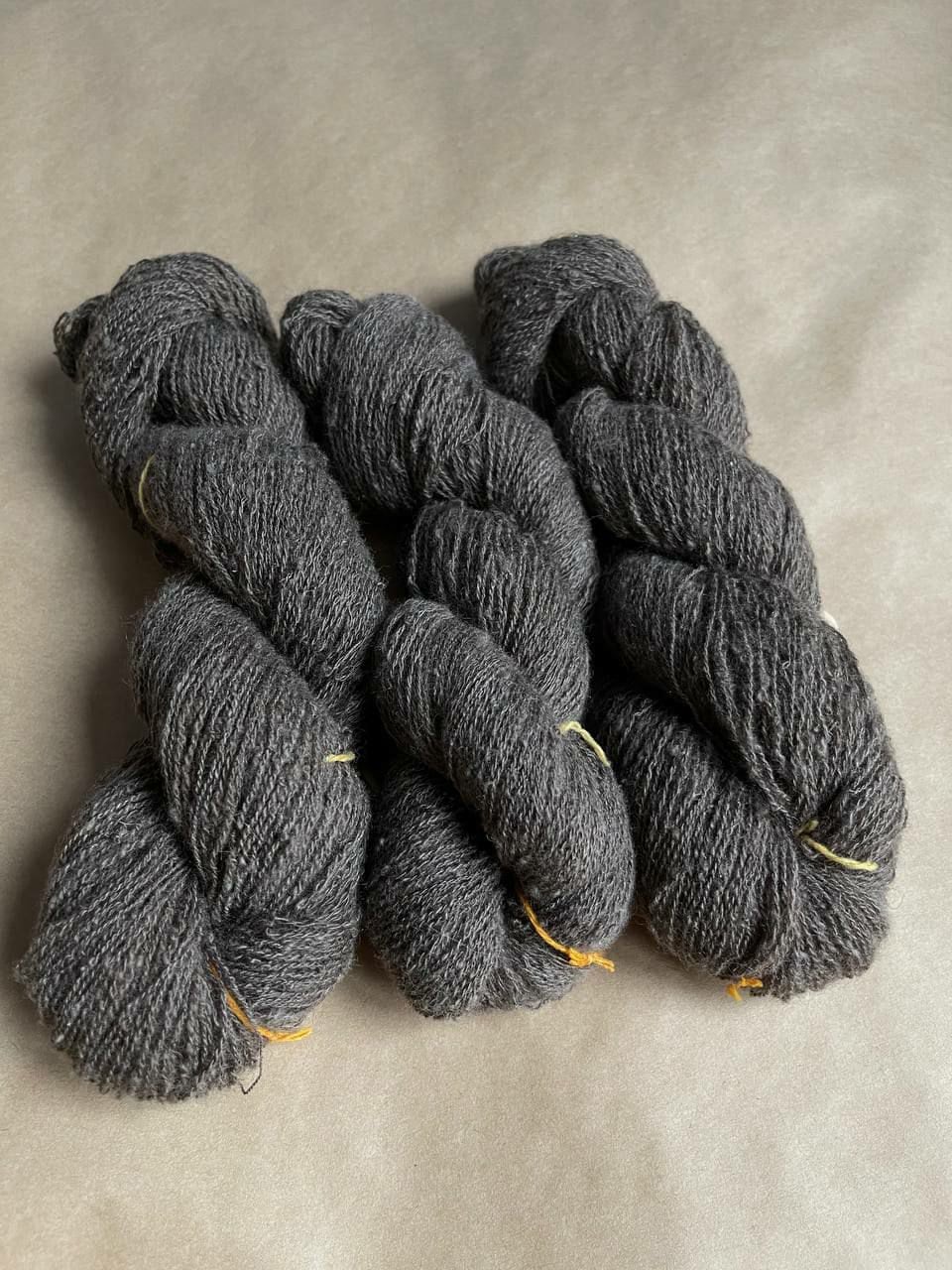 Exclusively Hand Made Ultra Thin 100% Natural Yarn of Musk Ox Fiber ...
