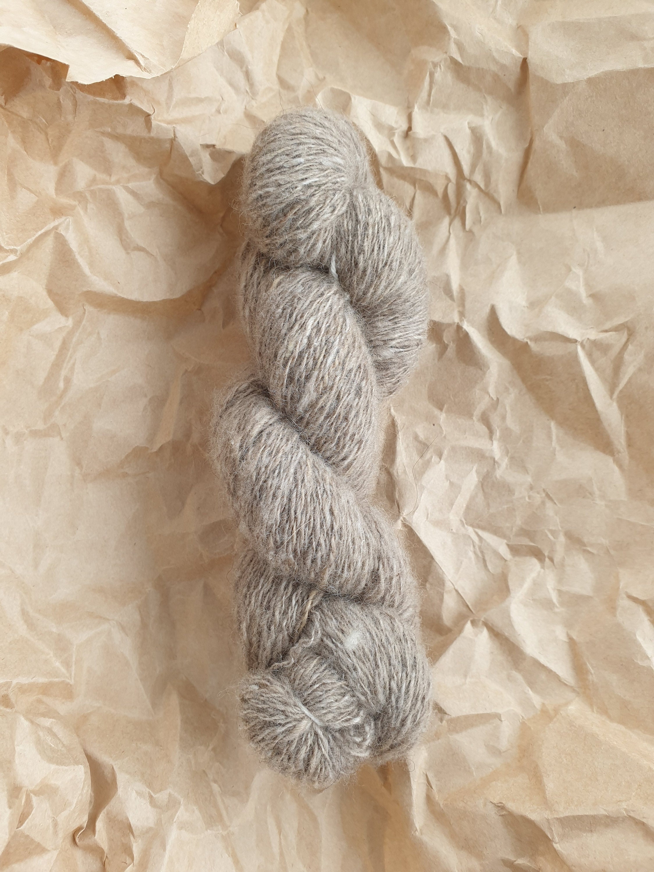 100% Natural Yarn of Musk Ox Fiber Hand Made, Exclusive Thin Qiviut Not ...