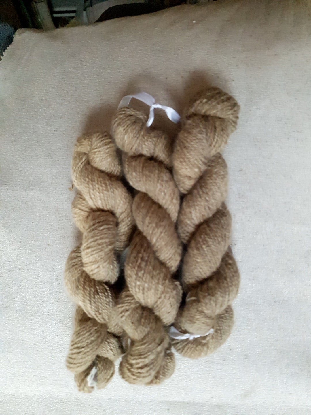100% Natural Yarn of Musk Ox Fiber Hand Made, Exclusive Thin Qiviut Not ...