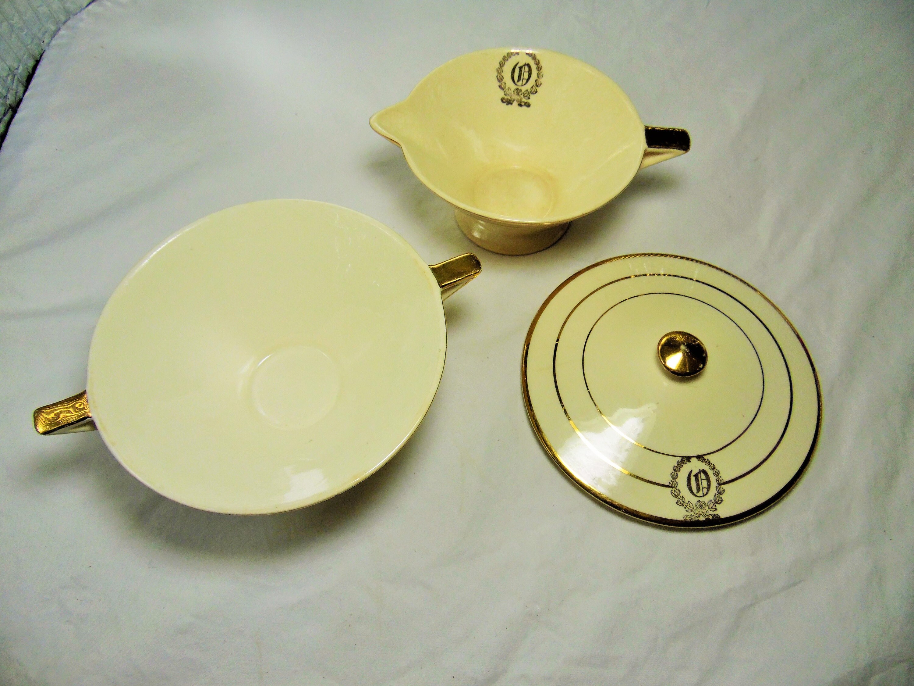 Art Deco Streamline by Salem Creamer and Sugar Streamline Creamer and ...