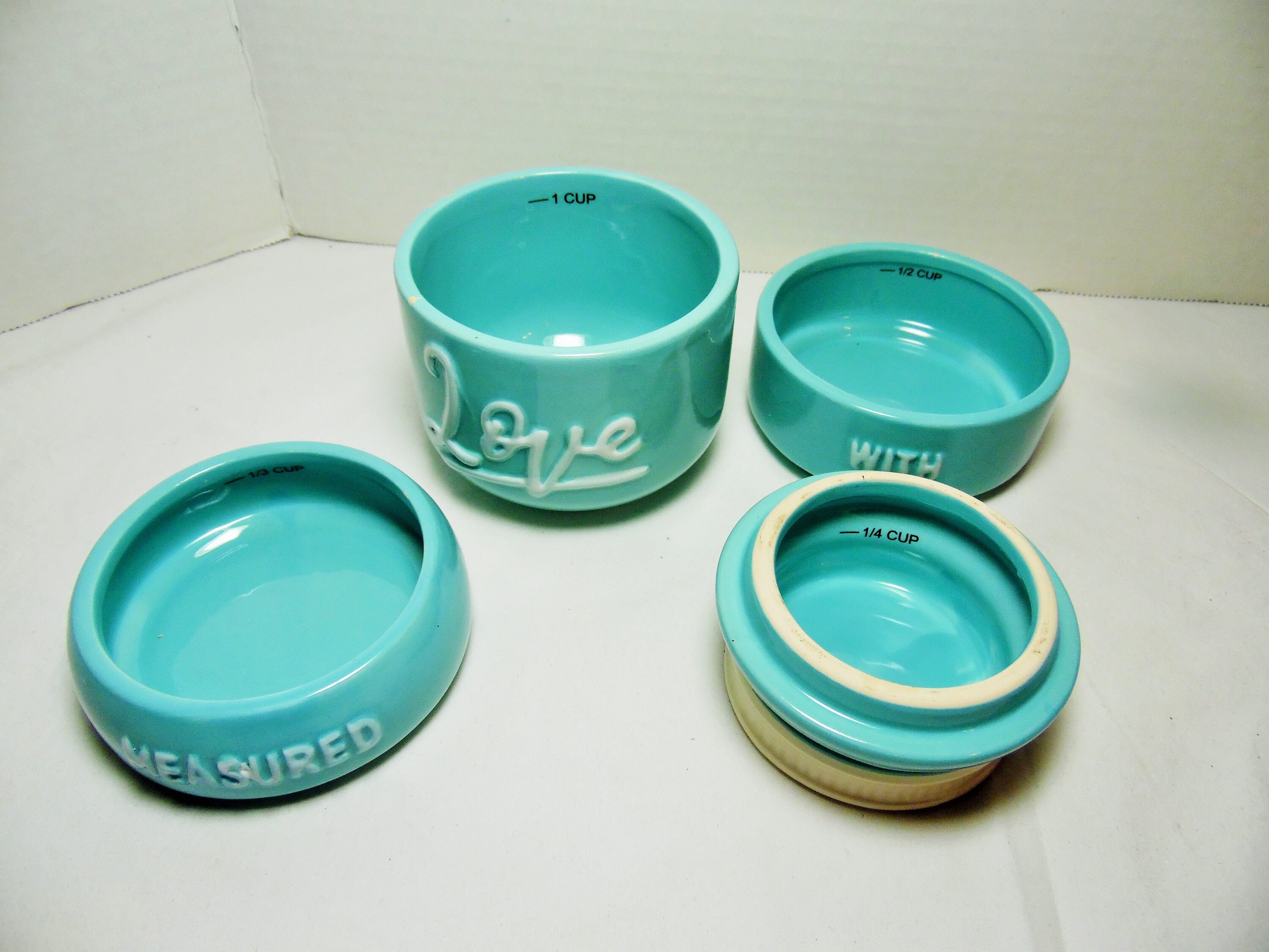 Vintage Mason Jar Measuring Cups Vintage Stackable Measuring Cups Jar ...