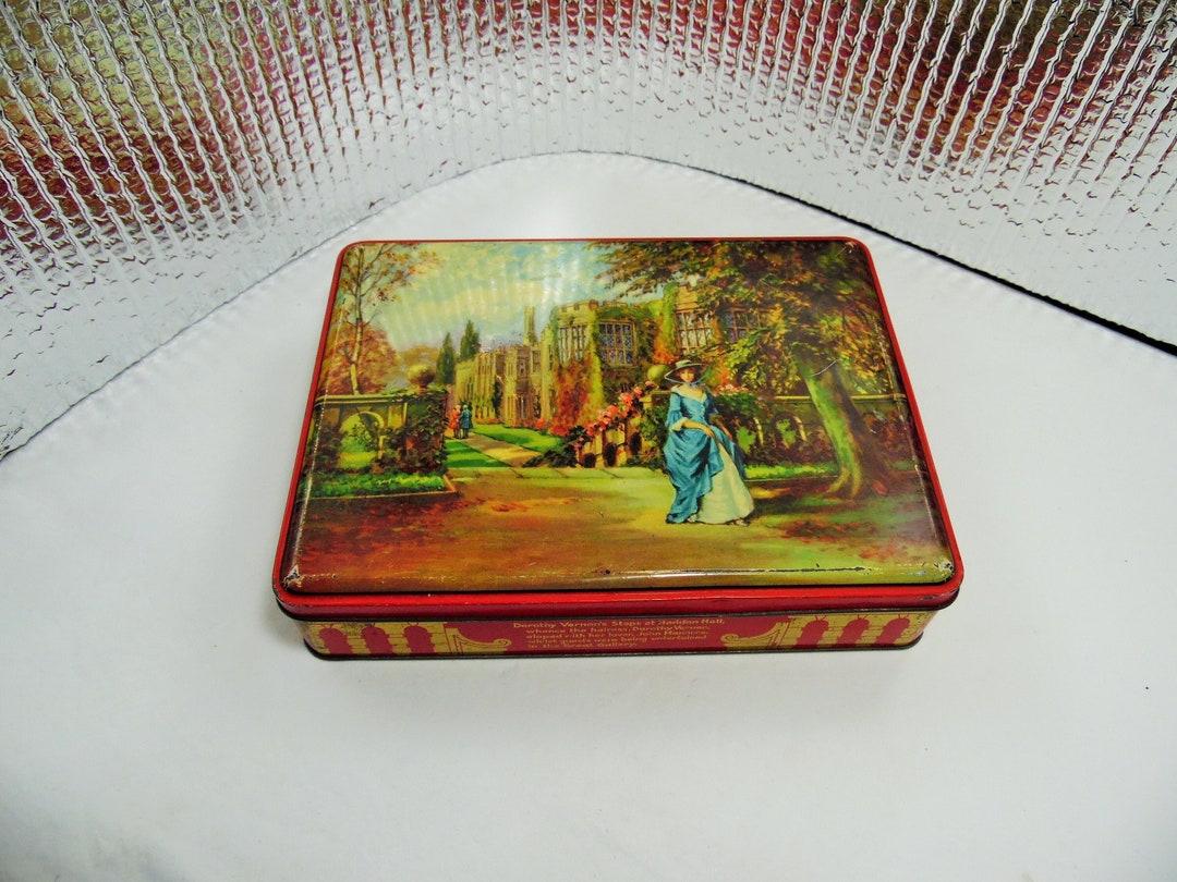 Vintage English Hinged Tin 1930s Dorothy Vernon Steps at Hadden Hall ...