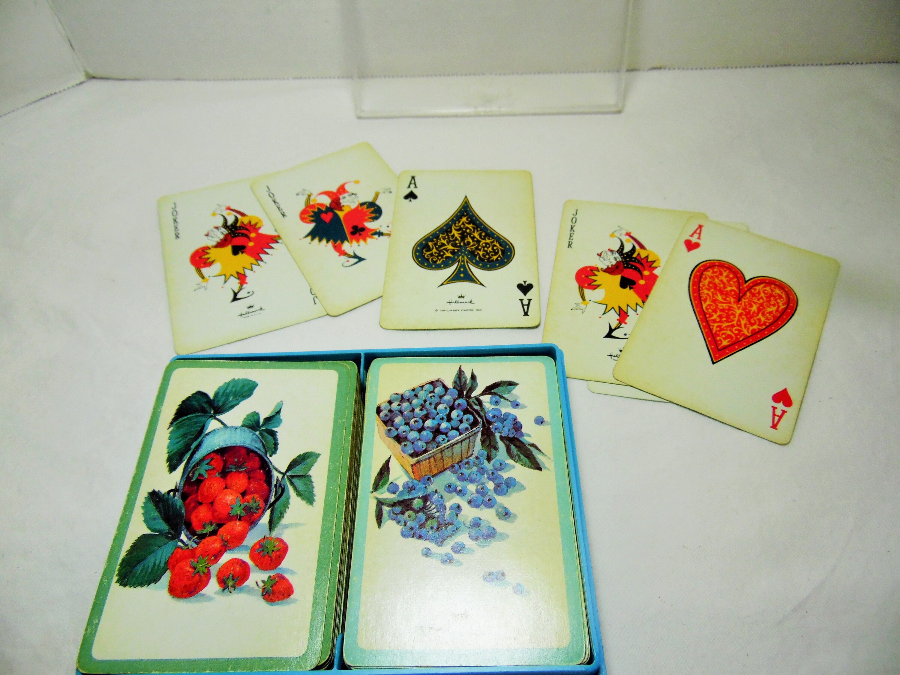 Vintage Hallmark Baskets and Berries Bridge Playing Card Set - Etsy