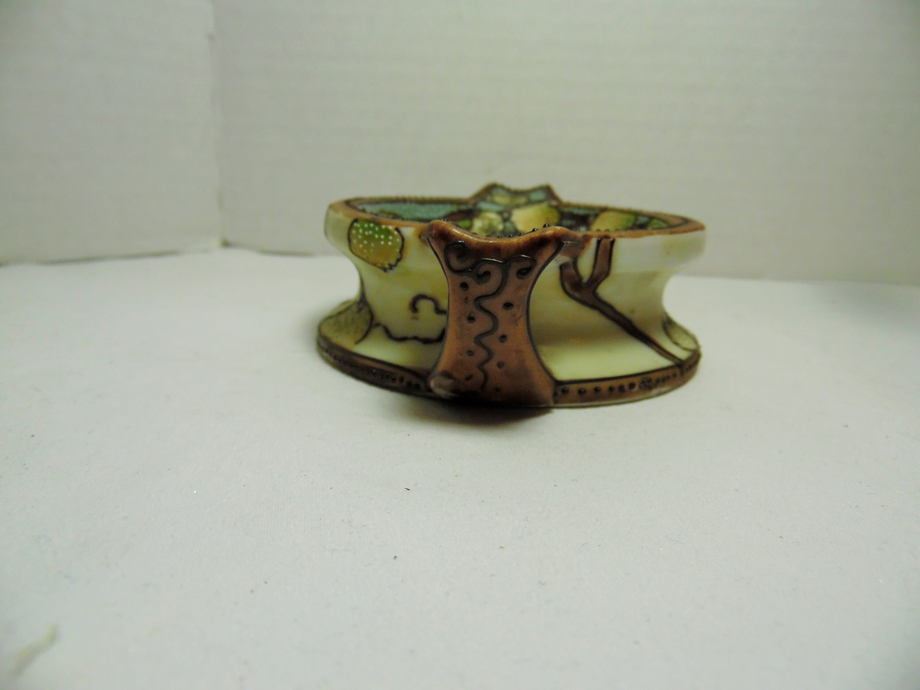 Vintage Japanese Moriage Ashtray Hand Painted Nippon Hand - Etsy