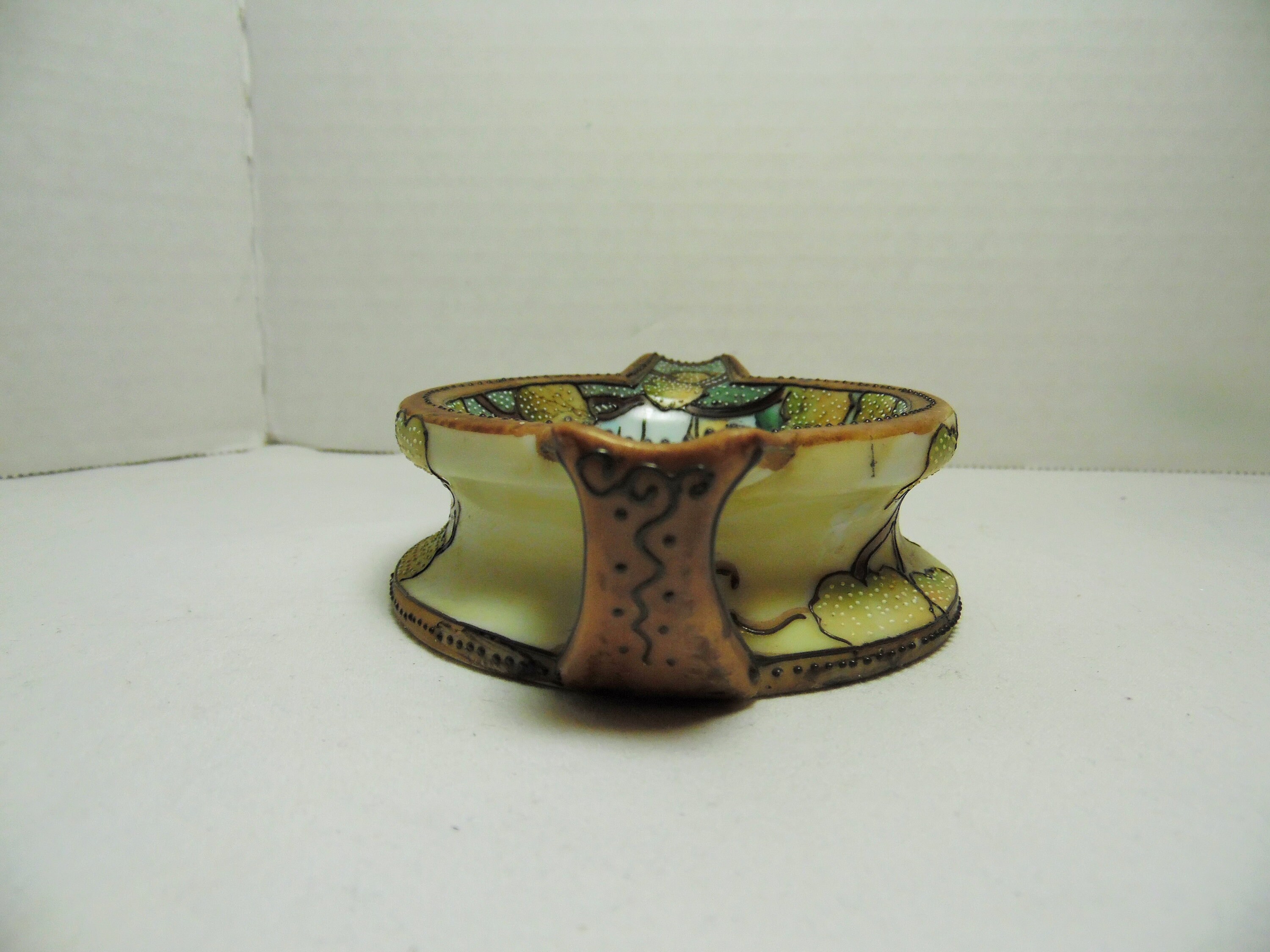 Vintage Japanese Moriage Ashtray Hand Painted Nippon Hand - Etsy