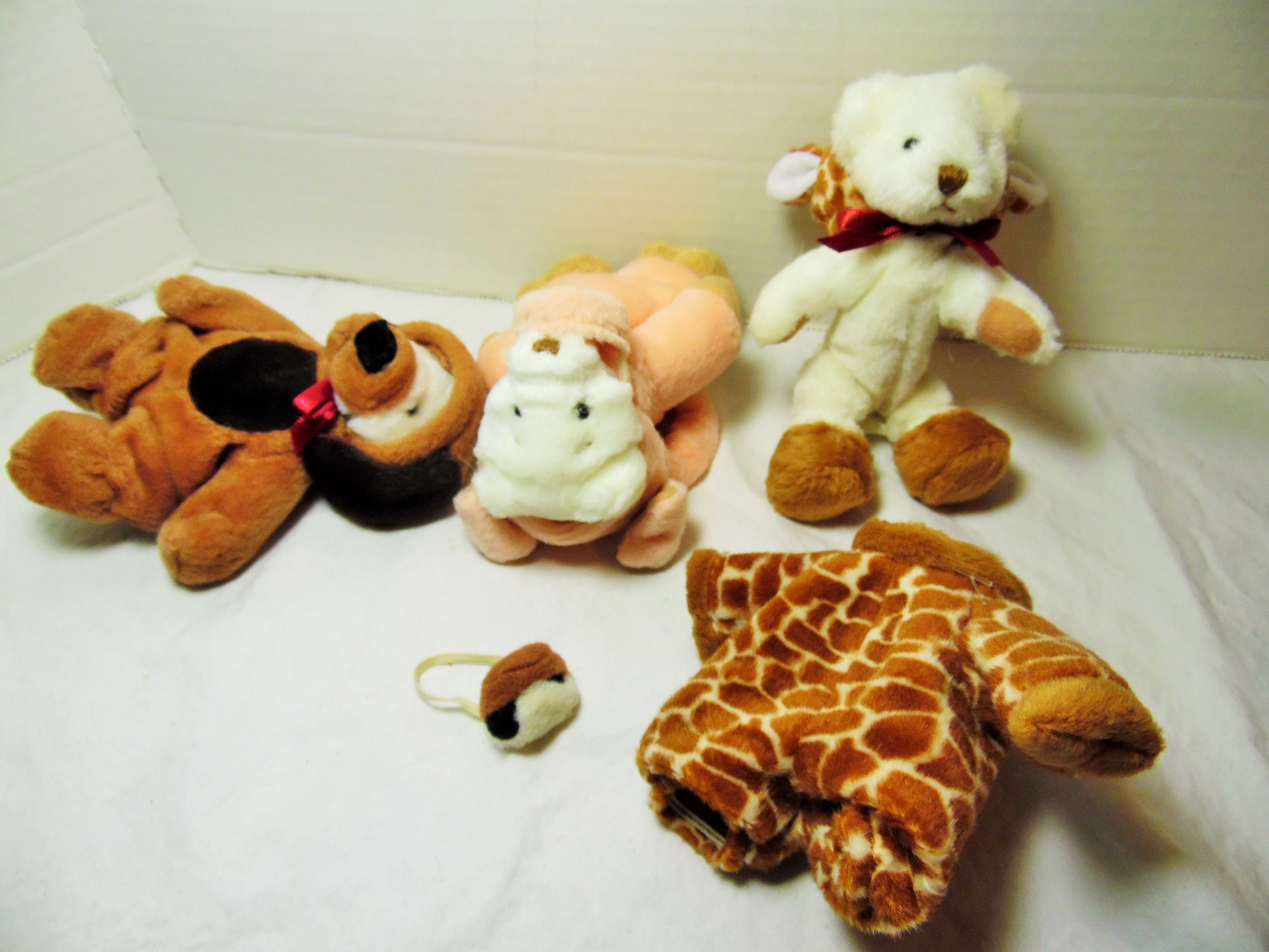 Ganz Wee Bears Village Giraffe Ganz Bear Pig Ganz Wee Bear Dog Plush ...