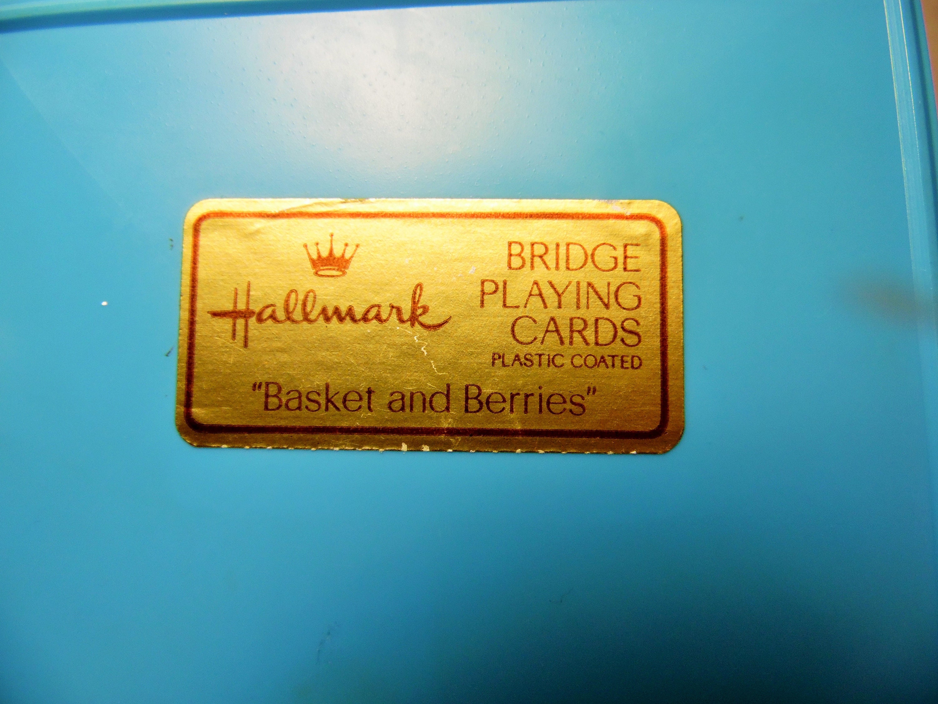 Vintage Hallmark Baskets and Berries Bridge Playing Card Set - Etsy