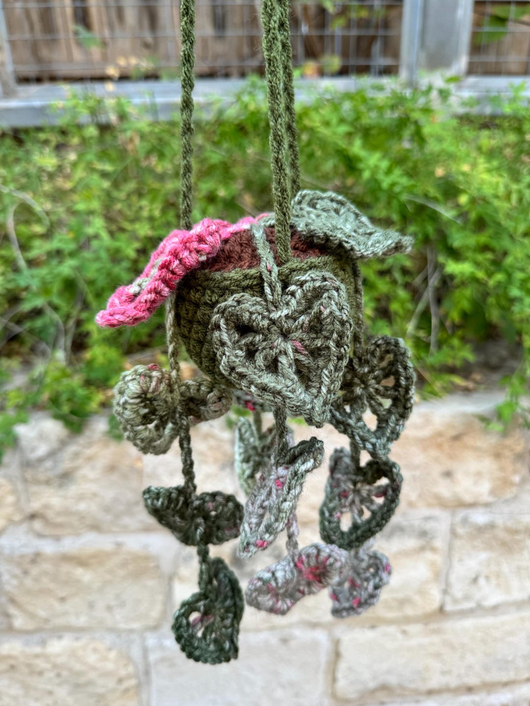Crochet House Plant | No Maintenance Plant | Handmade Hanging Plant ...