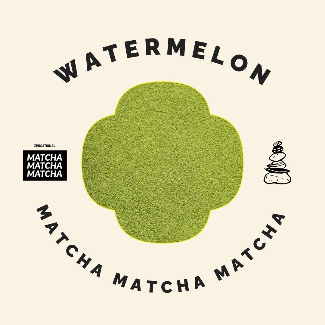 Watermelon Matcha Powder Tin – Japanese Green Tea With Real Watermelon ...