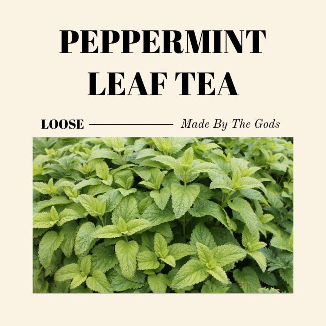 Peppermint Leaf Tea – Herbal Tea for Clarity & Focus, Loose Leaf ...