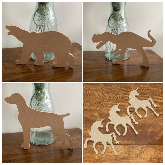Wooden Animal Shapes 6mm MDF Various sizes Arts and - Etsy.de