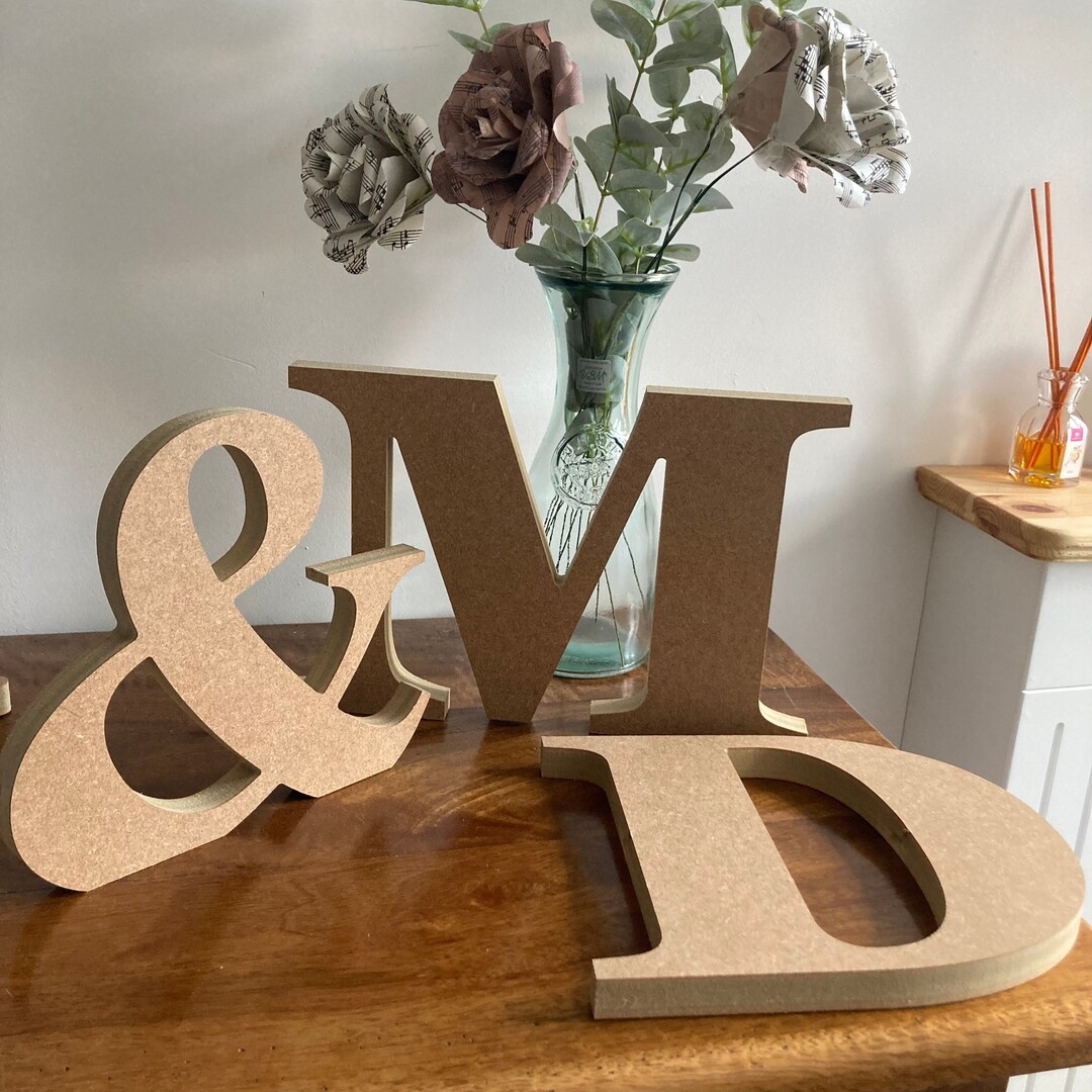 Wooden Freestanding Letter - H100mm to H250mm - Arts and Crafts, Wooden ...