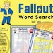 Fallout Word Search Puzzle - Instant Digital Download, Printable Party ...