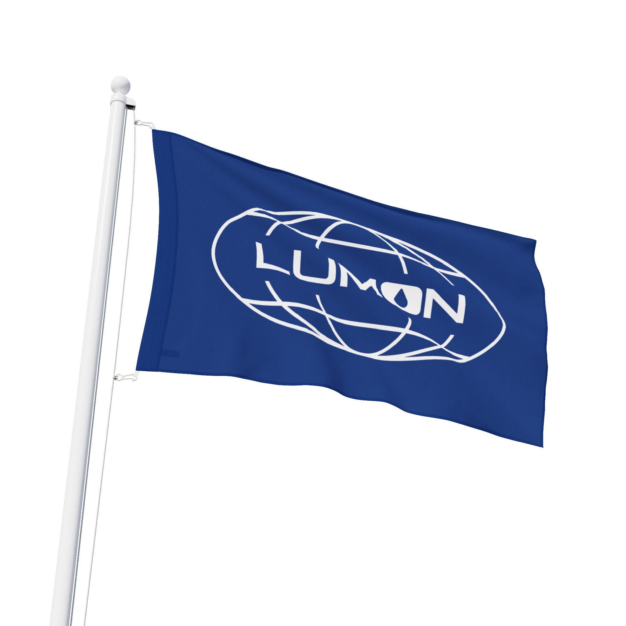 Lumon Flag, Navy Blue With White Logo, Severance-inspired Polyester ...