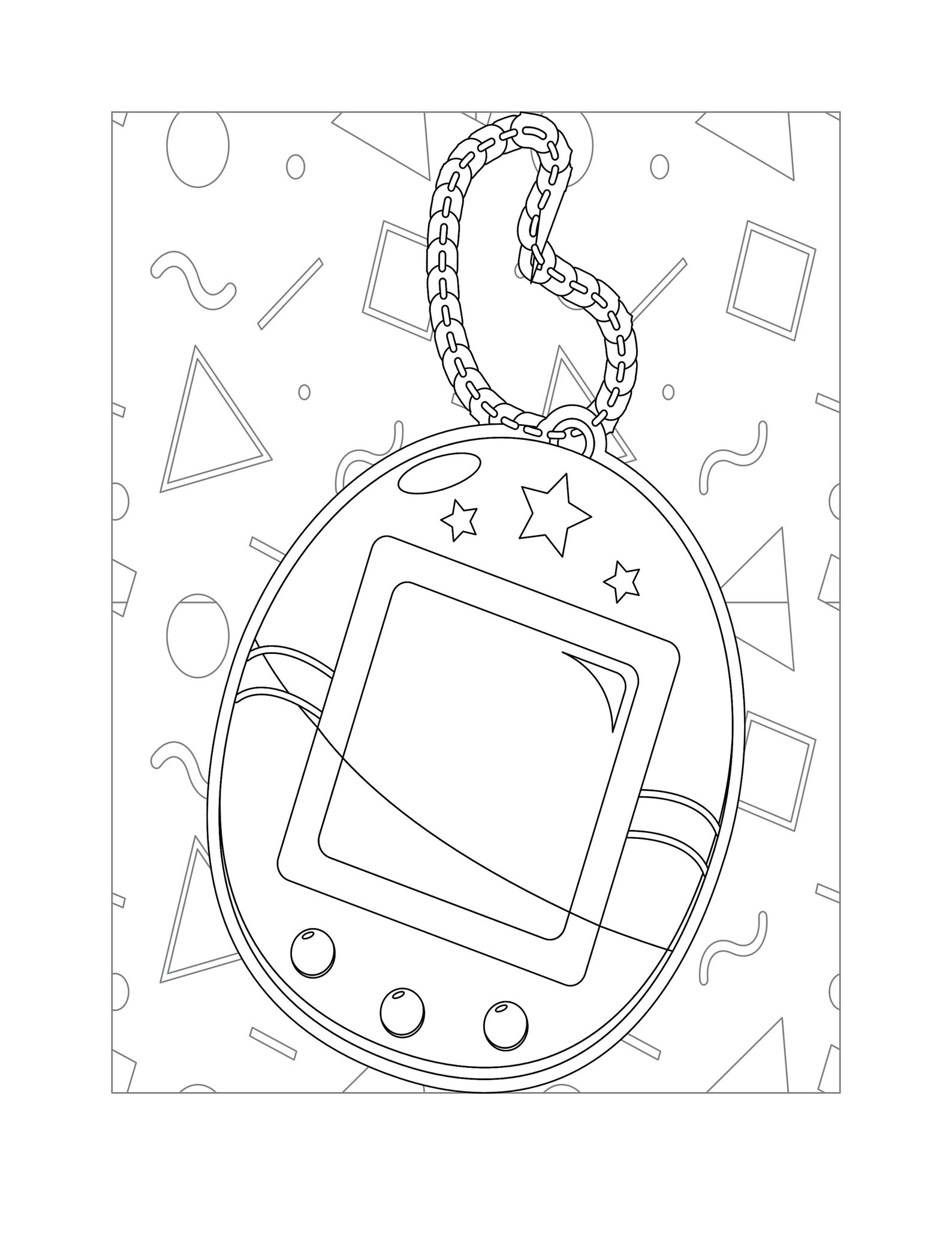Printable 90's Coloring Pages - Etsy