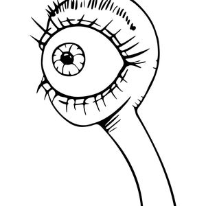 Oddities Coloring Pages- Over 100 Creepy Cute, Unsettling, and Offbeat ...