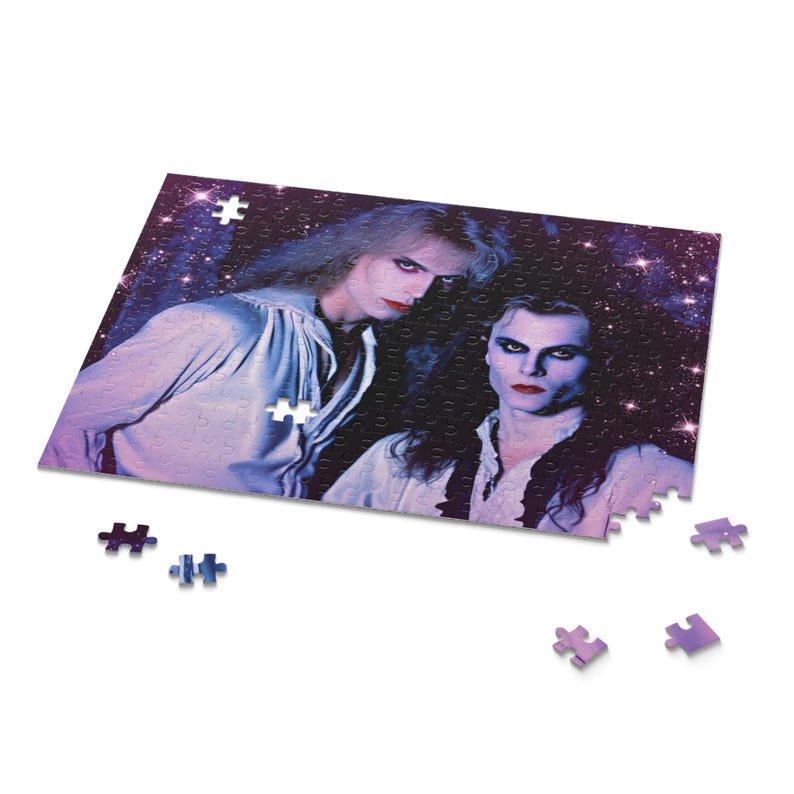 Glam Vampires 80s Puzzle | Retro Male Rock Stars With Gothic Makeup ...