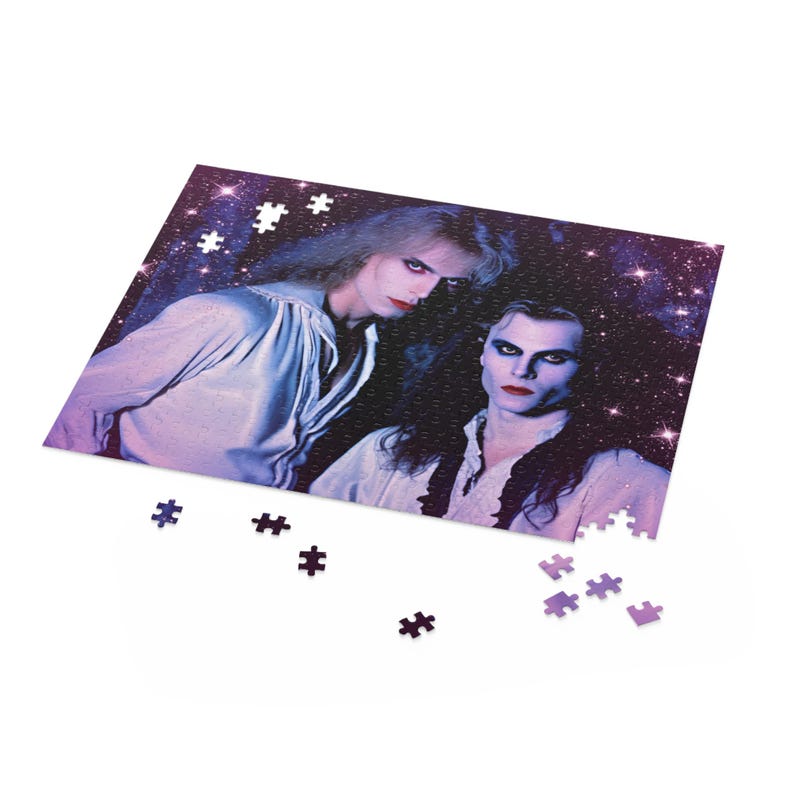 Glam Vampires 80s Puzzle | Retro Male Rock Stars With Gothic Makeup ...