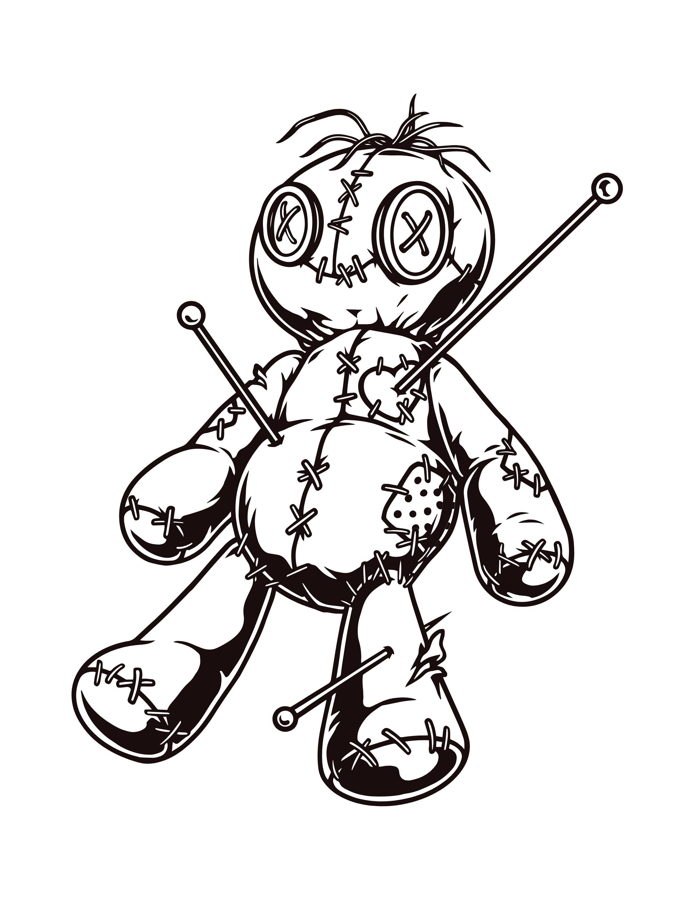 Oddities Coloring Pages- Over 100 Creepy Cute, Unsettling, and Offbeat ...