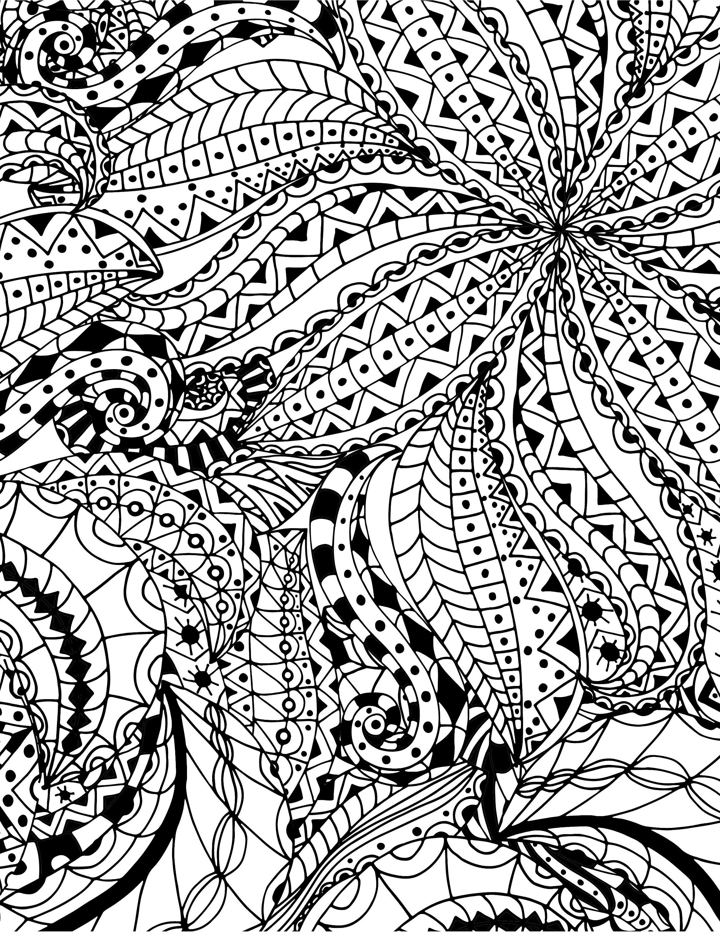 100 Relaxing Pattern Coloring Sheets for Hours of Meditative Creativity ...