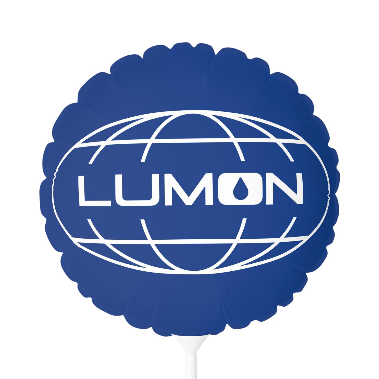 Lumon Logo Mylar Balloon, Severance-inspired Navy Blue, Round & Heart ...